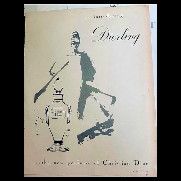 Art | Rare 1966 Dior Introducing Diorling Vintage Luxury Press Advertisement | Poshmark